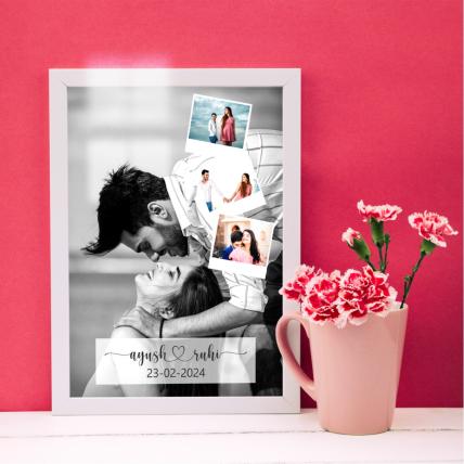 Send Love Portrait - Couple photo frame Online in India at Indiagift.in